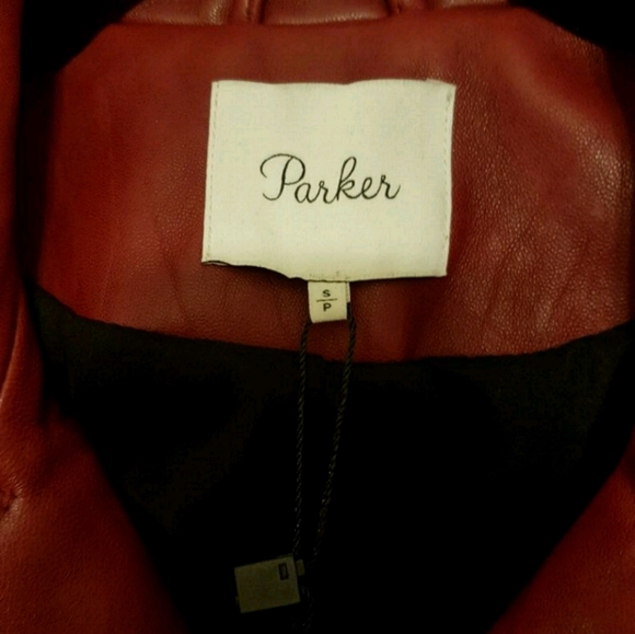 Parker | Jackets & Coats | Womens Parker Red Leather Jacket | Poshmark